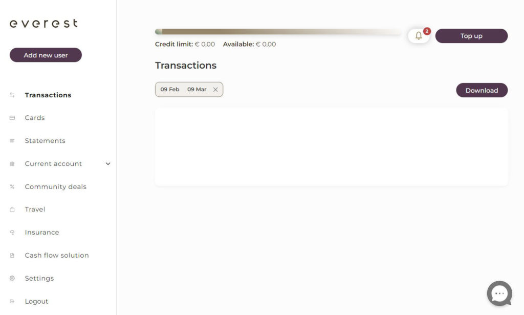 7. How to invite a new user on Everest and order the card – Everestcard